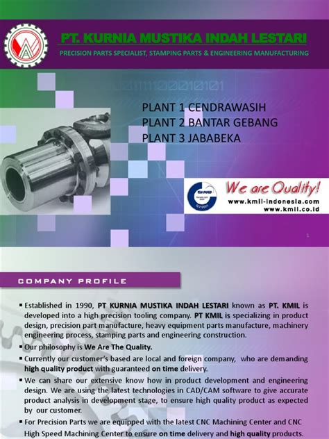 Kmil Company Profile Download Free Pdf Engineering Numerical Control