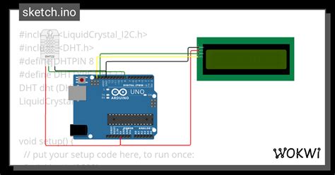 Temperature Sensor Wokwi ESP STM Arduino Simulator