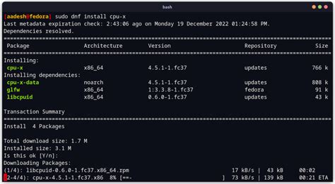 Cpu X A Linux Alternative For Cpu Z Linuxfordevices