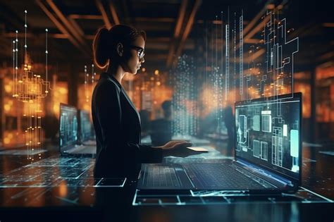 Empowering Digital Transformation Female Cto Harnesses 3d Computer Graphics To Activate Servers