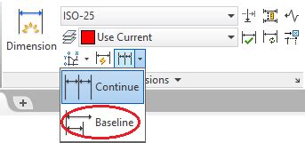 AutoCAD Essential Baseline Multiple Linear