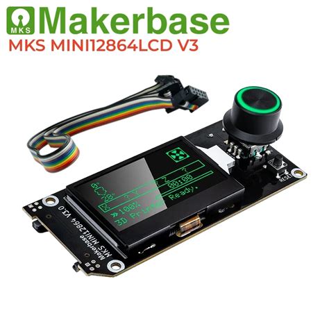 Mks Mini12864 V3 0 Mini Lcd12864 Display Controller Rep Rap 12864 Glcd Liquid Crystal Screen 3d 