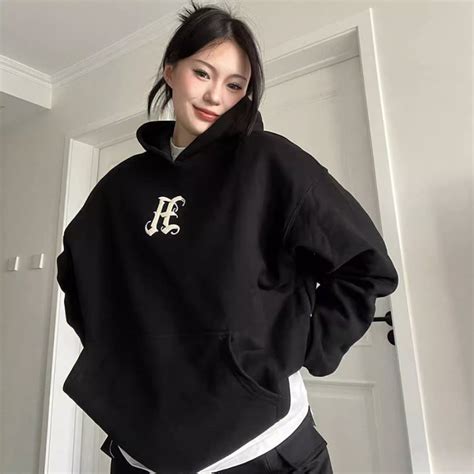 겨울후드티기모후드빅사이즈티 가을 겨울 기모후드티 블랙 후드 캐주얼 넉넉핏 오버핏 후드티셔츠 프린팅 빅사이즈룩 ~2xl 20대 여성의류 데일리룩 베이직 꾸안꾸 캠퍼스