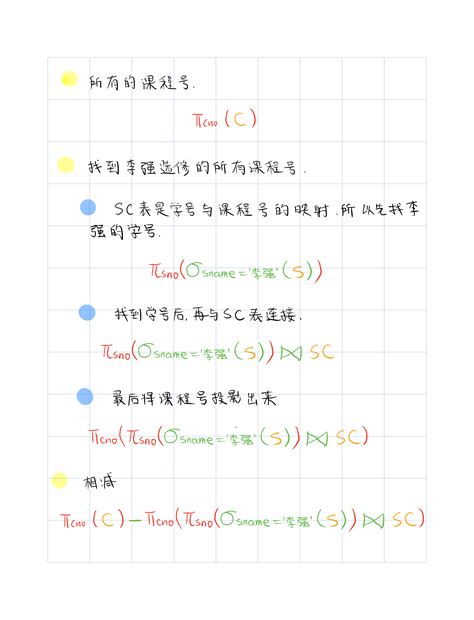 【手写】数据库关系代数练习题数据库关系代数例题 Csdn博客 【手写】数据库关系代数练习题数据库关系代数例题 Csdn博客