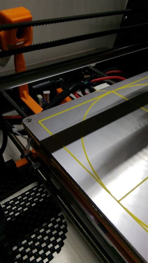 bed center calibration tutorial using parametric crosshairs with