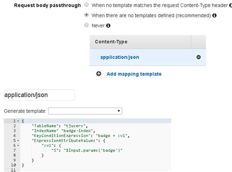 Amazon Web Services Api Gateway And Dynamodb Integration Serializationexception Stack Overflow