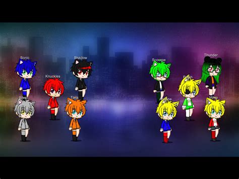 Sonic Boys At Gacha Club By Belxchii2020 On Deviantart