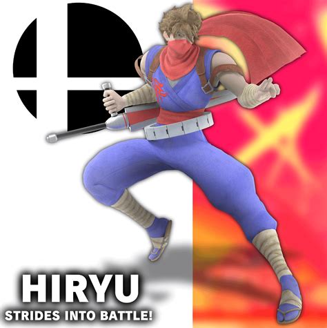 First Of All Here Is A Ssbu Render Styled Render Of Strider Hiryu
