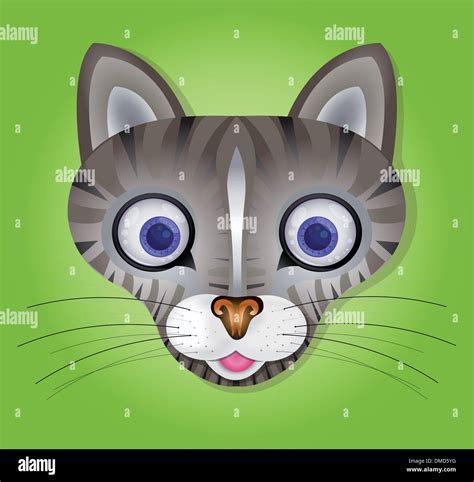 Vector Illustration With Cat Stock Vector Image And Art Alamy