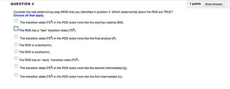 Solved Question 3 1 Points Save Answer Use The Reaction