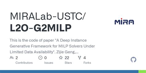 github miralab ustc l2o g2milp this is the code of paper a deep