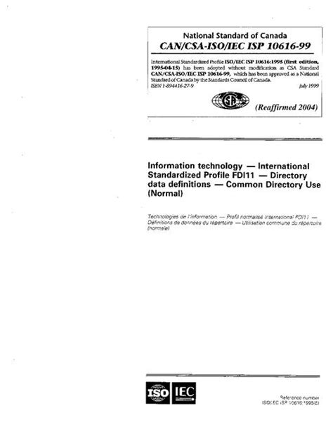 CAN CSA ISO IEC ISP R