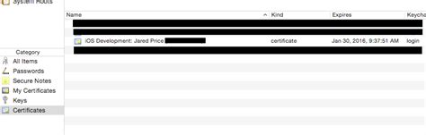 Ios Xamarin Studio On My Mac No Valid Iphone Code Signing Keys Found In Keychain Signing