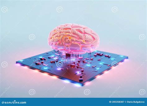 A Brain Interfaced with a Computer Chip. the Future of Neural Tech and ...