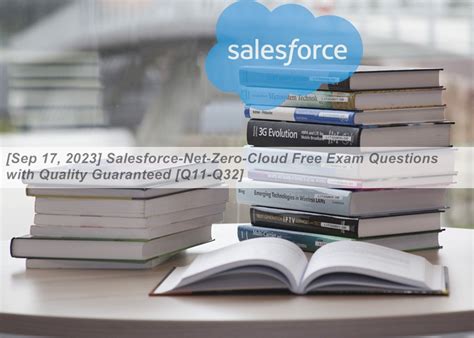[sep 17 2023] Salesforce Net Zero Cloud Free Exam Questions With