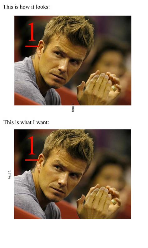 Position Css Rotated Text To Left Of Image Stack Overflow