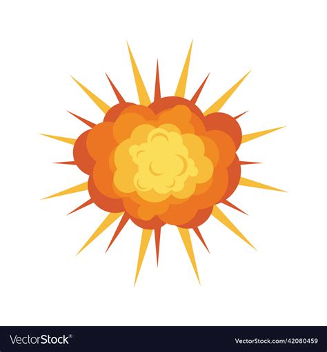 Explosion Royalty Free Vector Image VectorStock