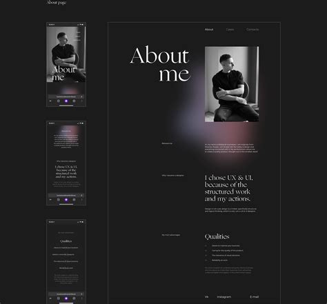 Ui Ux Designer Portfolio Website Templates