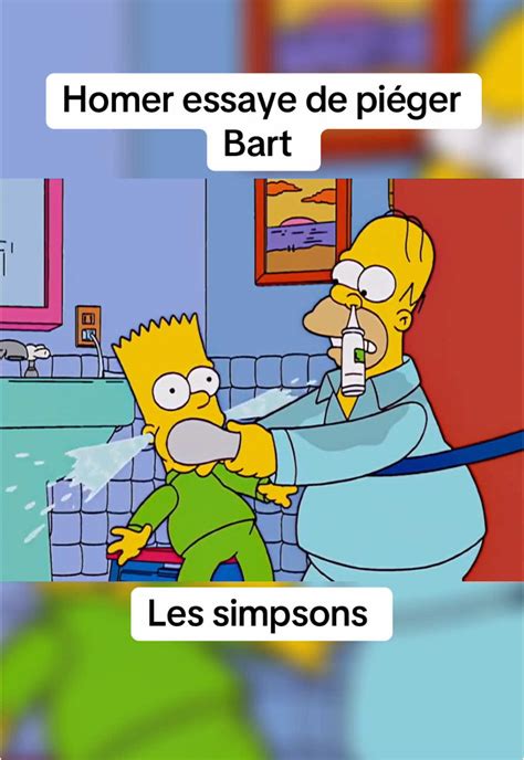 Homer Tente De Piéger Bart Avec Un Prank Hilarant Tiktok