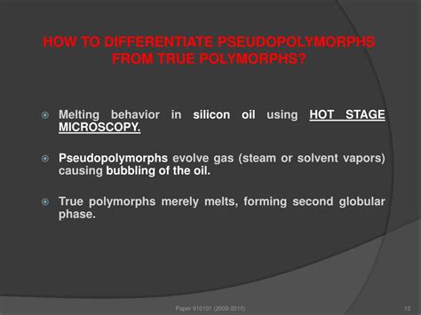 ppt seminar on polymorphism as a part of preformulation powerpoint