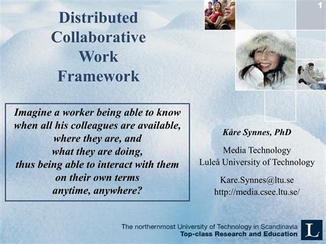 Ppt Distributed Collaborative Work Framework Powerpoint Presentation