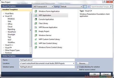 Building First Wpf Application