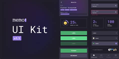 Memo Ui Kit Community Figma