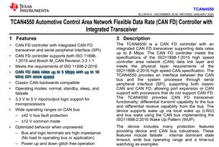 TCAN TCAN CAN Data Rate Issue Interface Forum Interface TI E E Support Forums