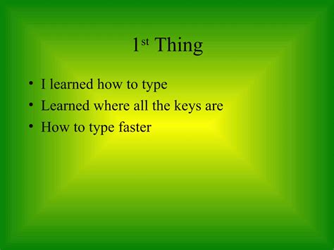 What I Learned In Computer Apps Ppt