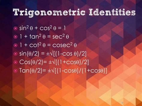 Ppt On Trigonometric Functions Class 11 Pptx Physics Science