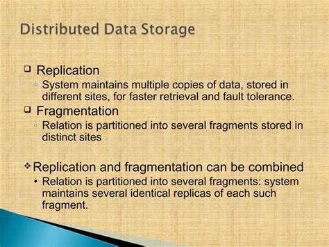 Distributed Databasestypes Of Database Ppt