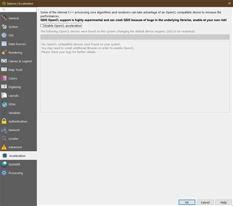 Opencl Support Not Detected In Mixed Cpugpu System · Issue 30931 · Qgisqgis · Github
