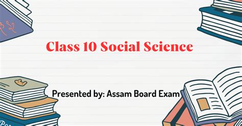 Class 10 Social Science Assamese Medium Chapter Wise Notes And Solutions