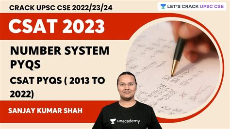 number system with pyqs csat pyqs 2013 to 2022 sanjay kumar shah