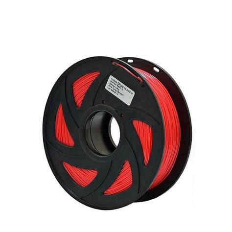 Tronxy 3d 유연한 빨간색 Tpu 필라멘트 175mm 1kg