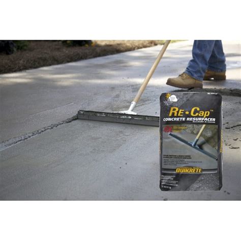 Quikrete Re Cap 40 Lb Concrete Resurfacer In The Concrete And Mortar Repair Department At