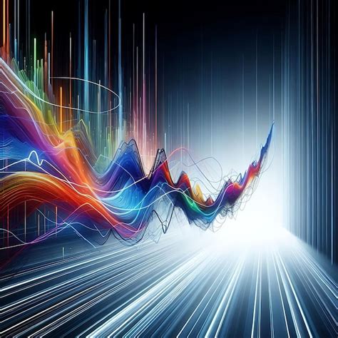 Abstract Digital Technology Data Visualization Background Premium Ai