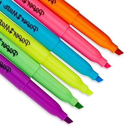 Paper Mate Intro Micro Chisel Tip Highlighters Assorted