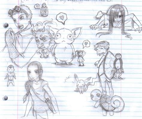English Class Sketch Dump By Reenigrl