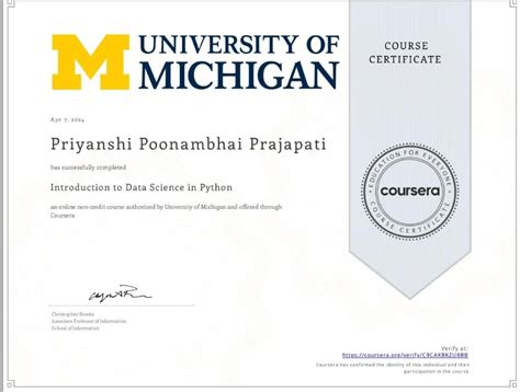 Connections Datascience Python Courseracert Priyanshi Prajapati