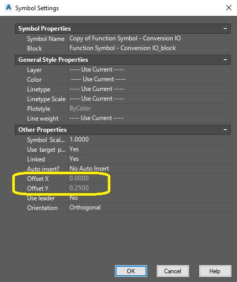solved position grayed out in symbol properties add annotation