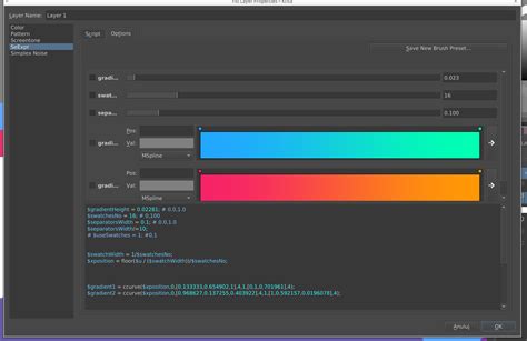 first alpha of my gsoc project procedural texture generator artists