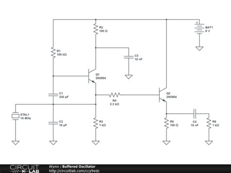 Buffered Oscillator CircuitLab