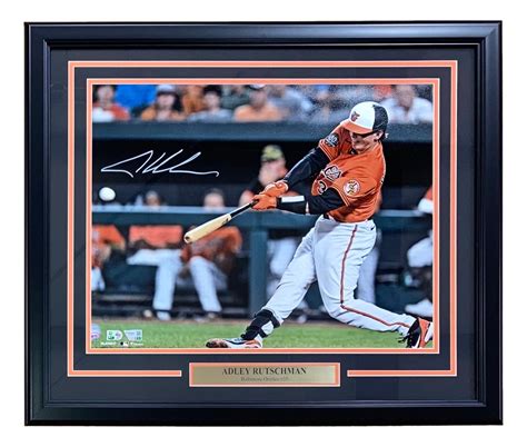 Adley Rutschman Signed Orioles Custom Framed Photo Fanatics And Mlb