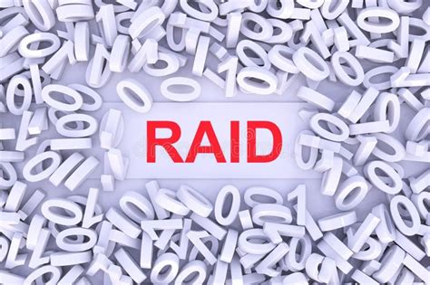 Raid Concept With Scattered Binary Code 3d Stock Illustration Illustration Of Redundant