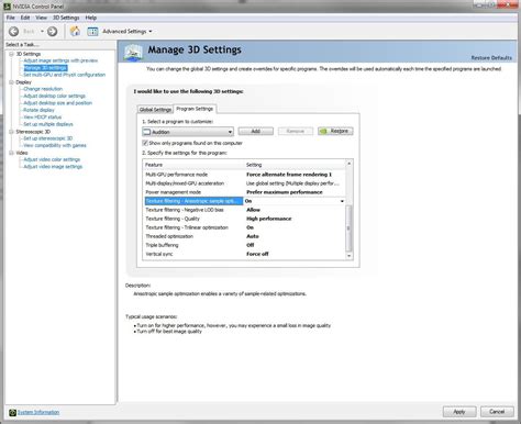 SimplePlanes Unable To Open NVIDIA Control Panel Help