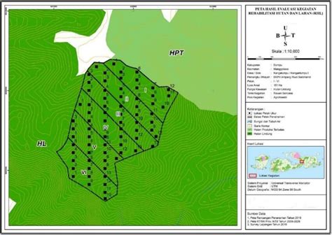 Spatial Position Of The Six Evaluation Plots I Ii Iii Iv V And Download Scientific