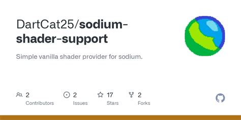 GitHub DartCat Sodium Shader Support Simple Vanilla Shader Provider For Sodium