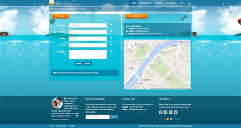 Best Travel Bootstrap Responsive Html Template By Fsoft Codester