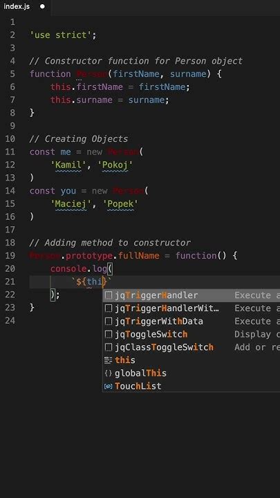 Javascript Object Prototype Shorts Javascript Webdevelopment Youtube